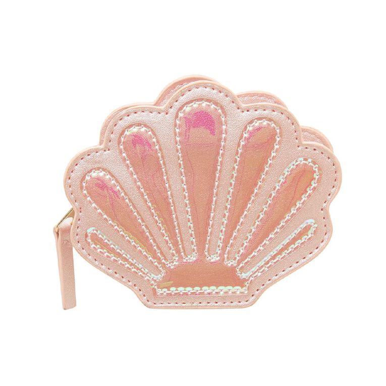 Young Original Kids' Shell Coin Purse Orange Light | The Warehouse