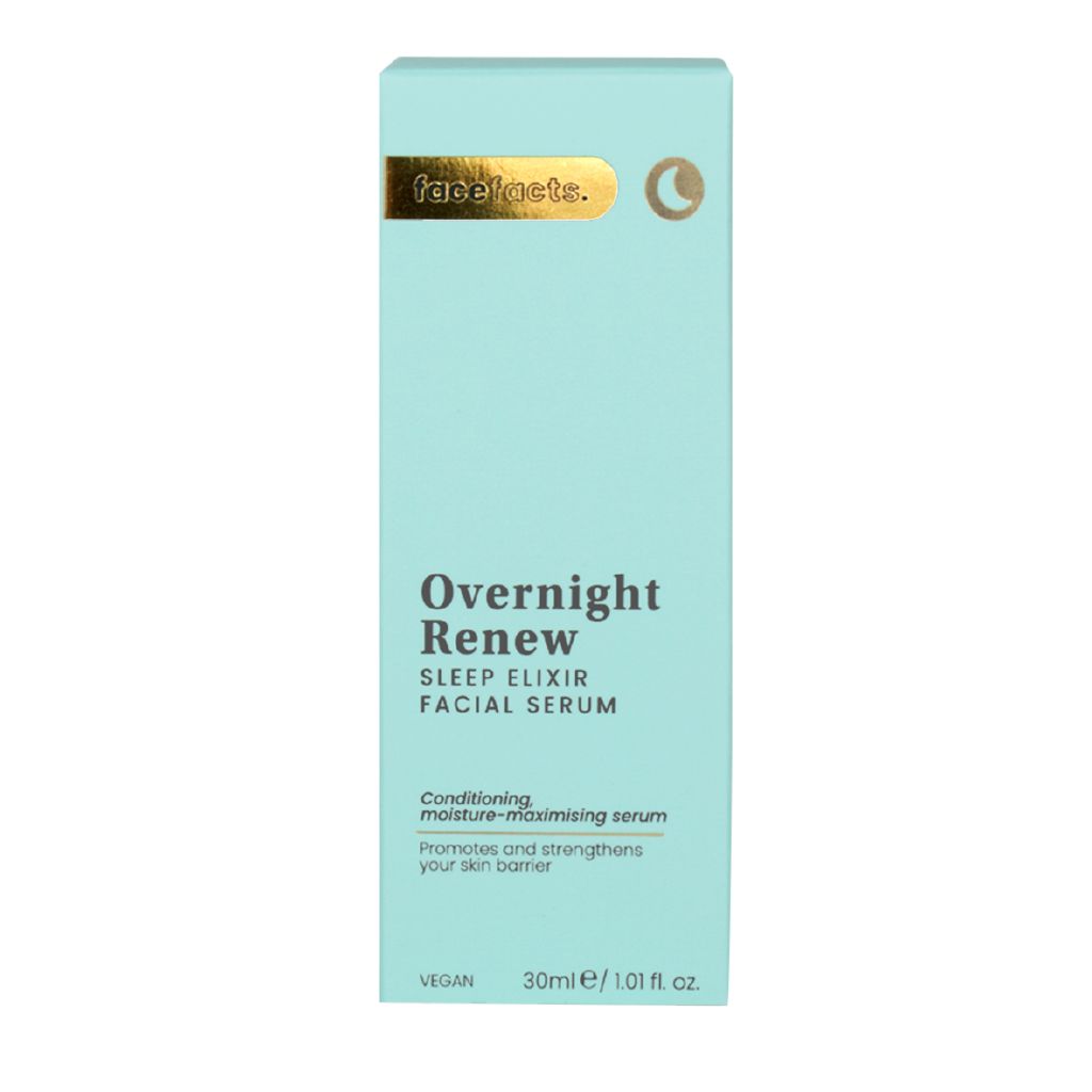 Face Facts Overnight Renew Sleep Elixir Facial Serum 30ml | The Warehouse