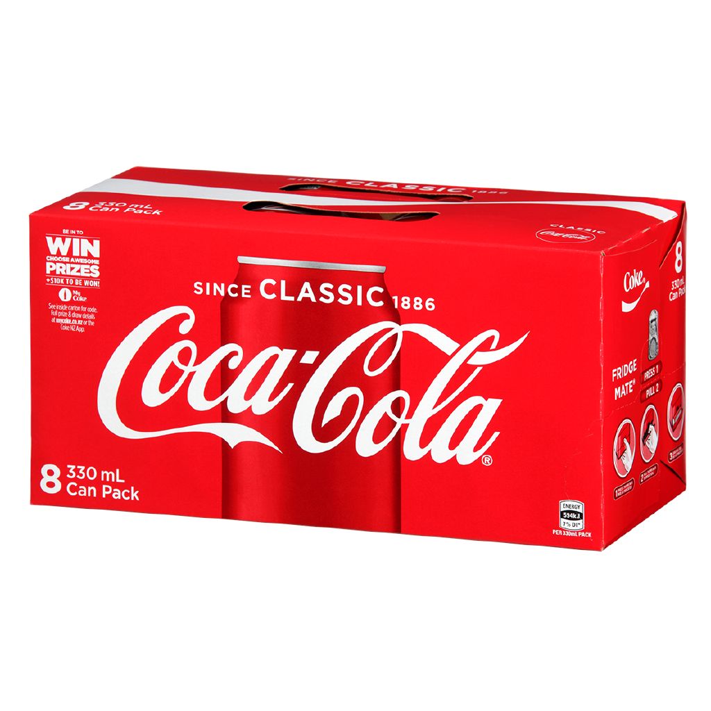 Coca Cola 330ml 8 Pack | The Warehouse