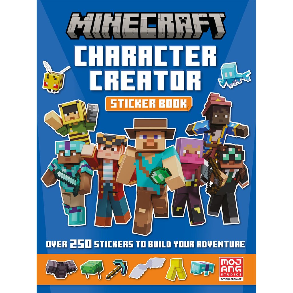 Minecraft Character Creator Sticker Book | The Warehouse