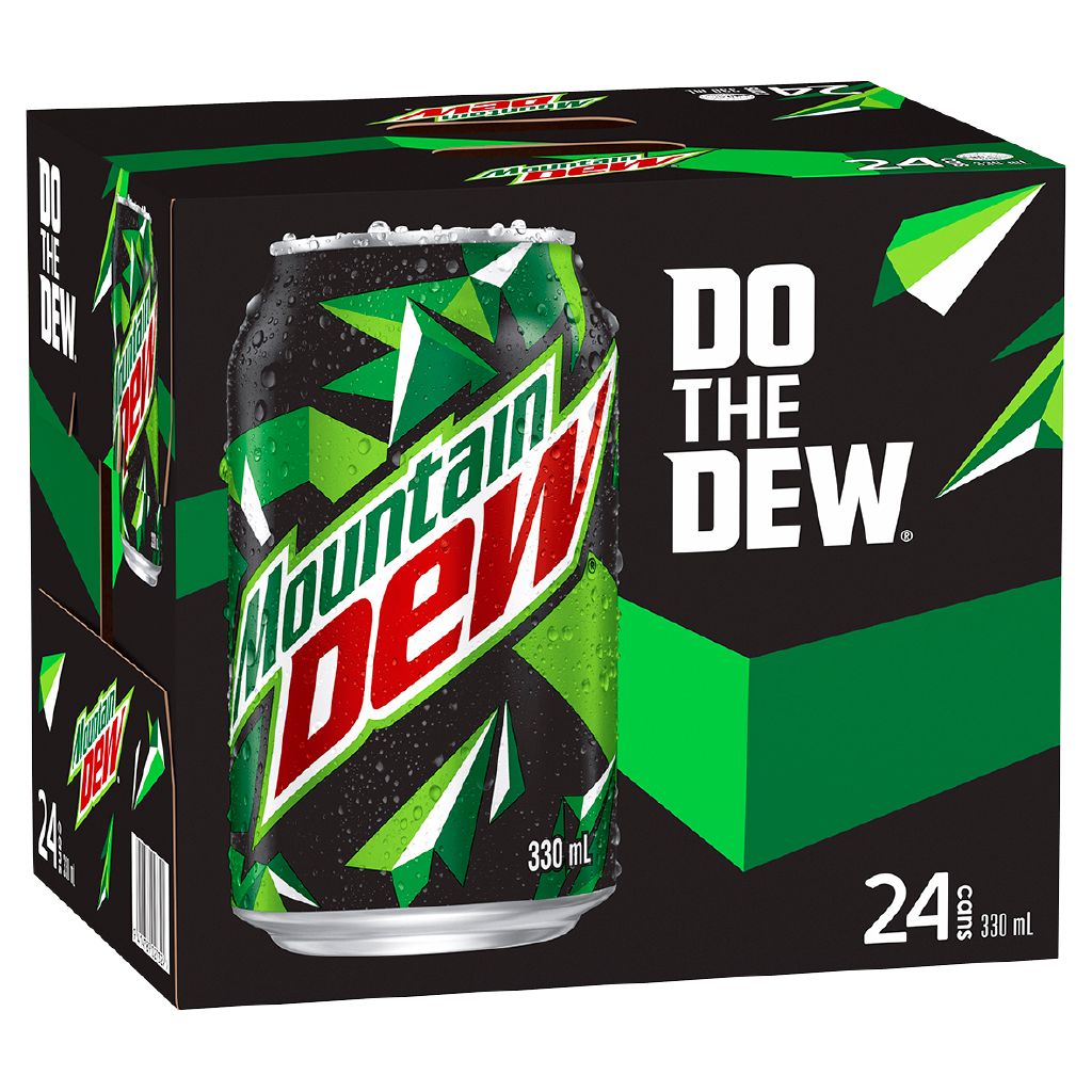 Mountain Dew Can 330ml 24 Pack | The Warehouse