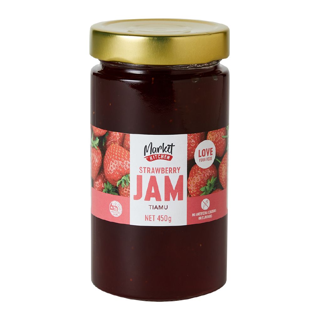 Market Kitchen Strawberry Jam 450g | The Warehouse