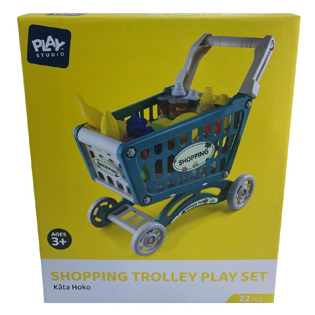 Play Studio Shopping Trolley 22 Piece Play Set | The Warehouse