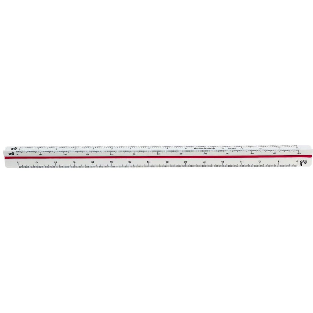 Standardgraph 9410 Tri Scale Ruler Engineer Clear Clear | The Warehouse