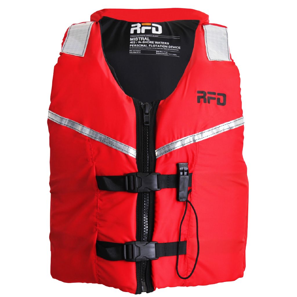RFD Mistral Adult Life Jacket Red Large Large Red | The Warehouse