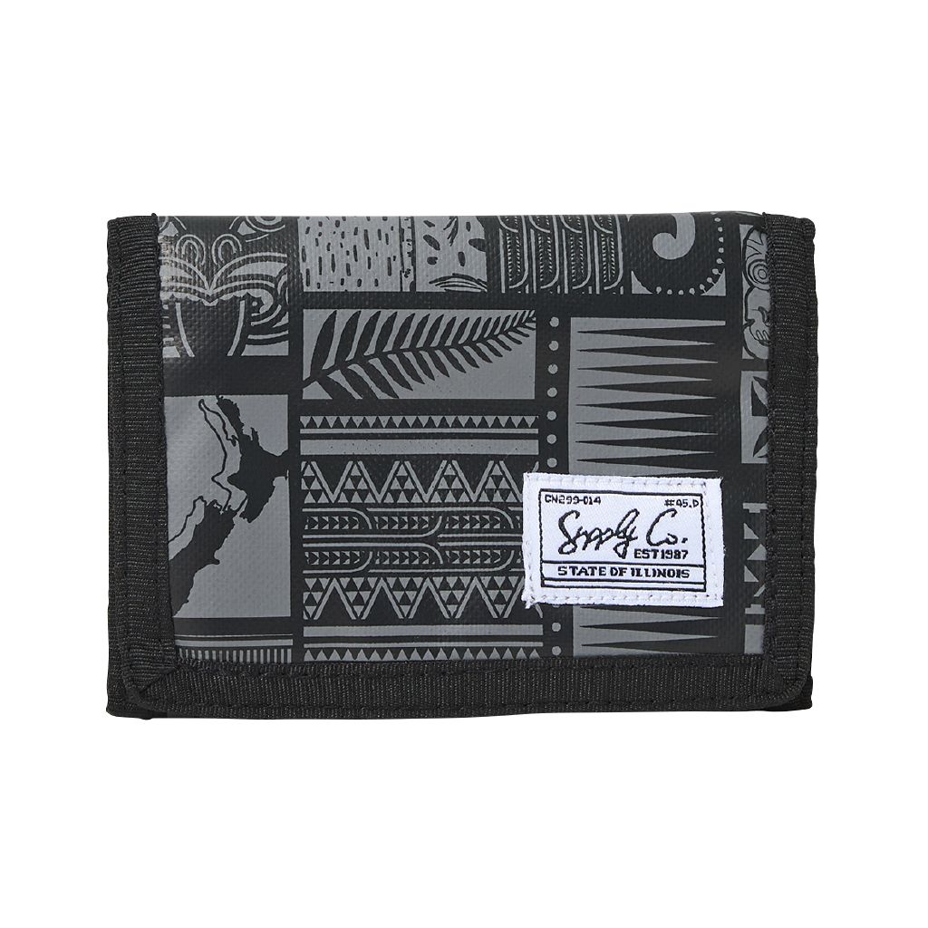 H&H Men's Surf Wallet Black | The Warehouse