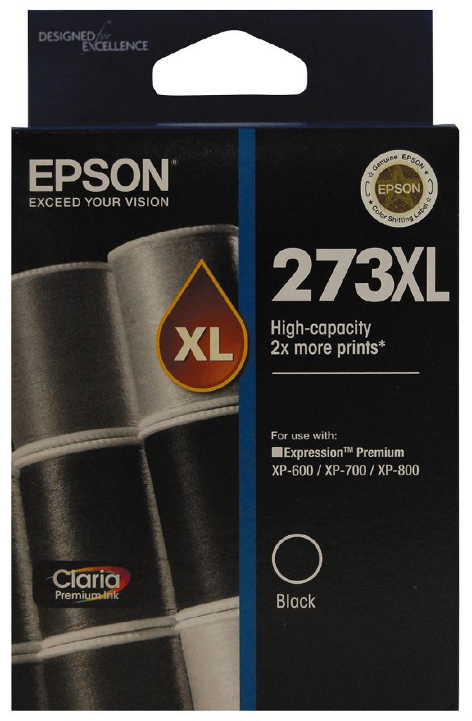 Epson Ink 273XL Black (500 Pages) Black | The Warehouse