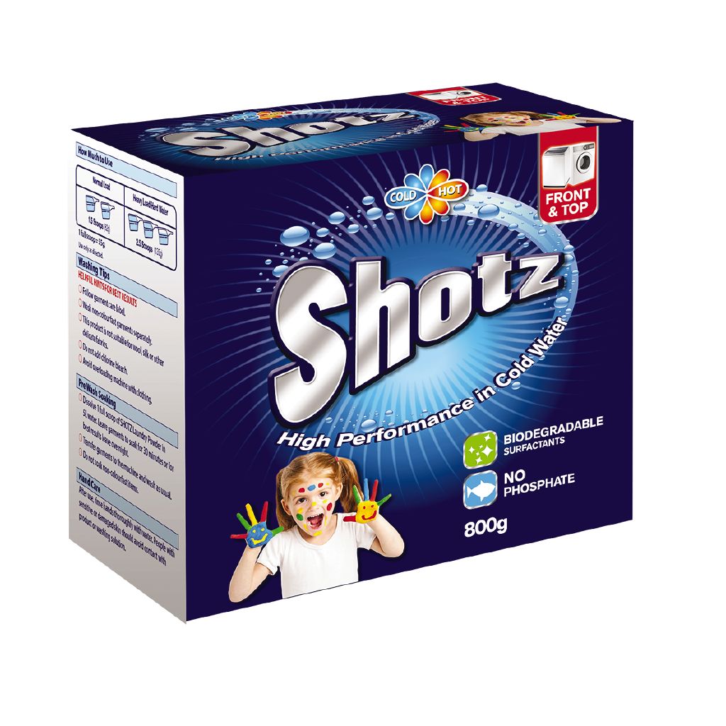 Shotz Laundry Detergent Front Load 800g | The Warehouse