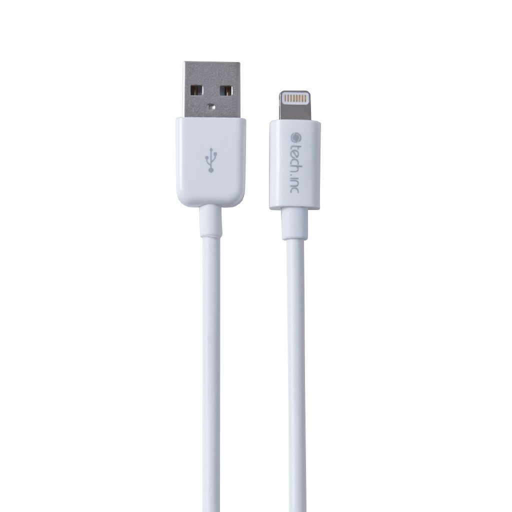 Tech.Inc Lightning Cable 2m White | The Warehouse