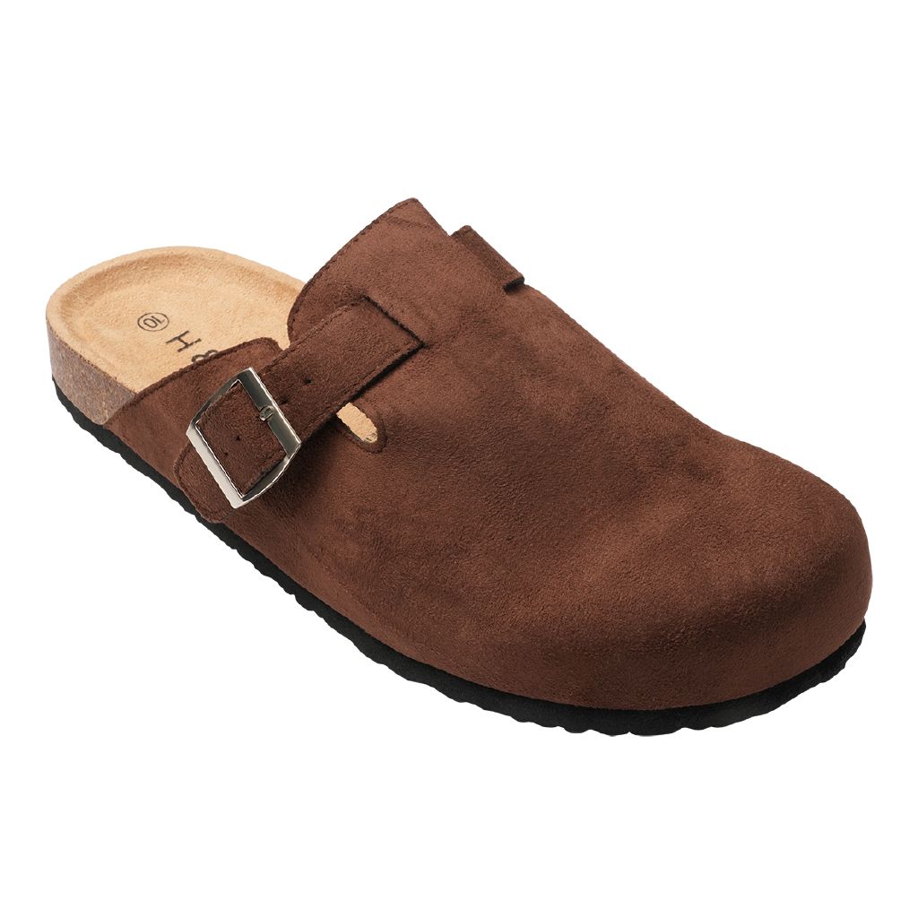 H&H Men's Mule Shoes Brown | The Warehouse