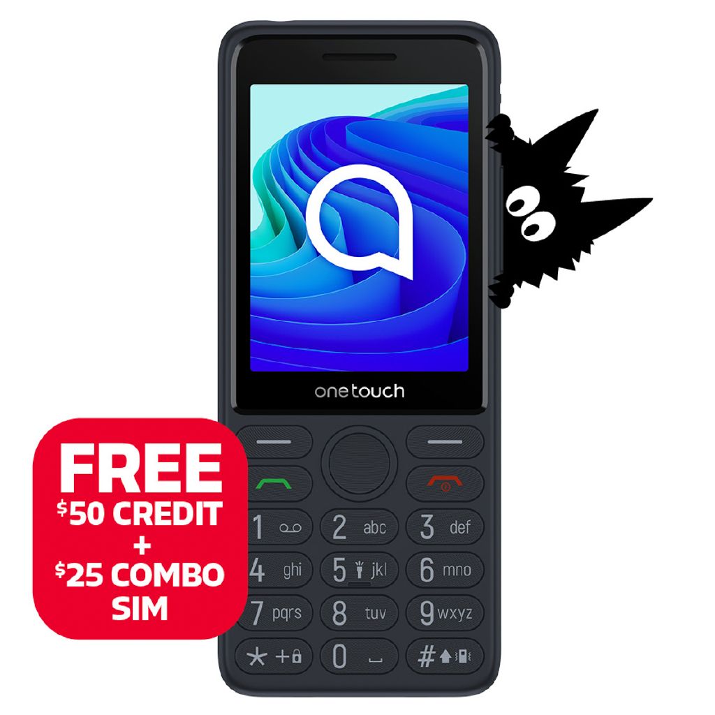 TCL Onetouch 4042S 4G with Warehouse Mobile SIM Grey Grey | The Warehouse