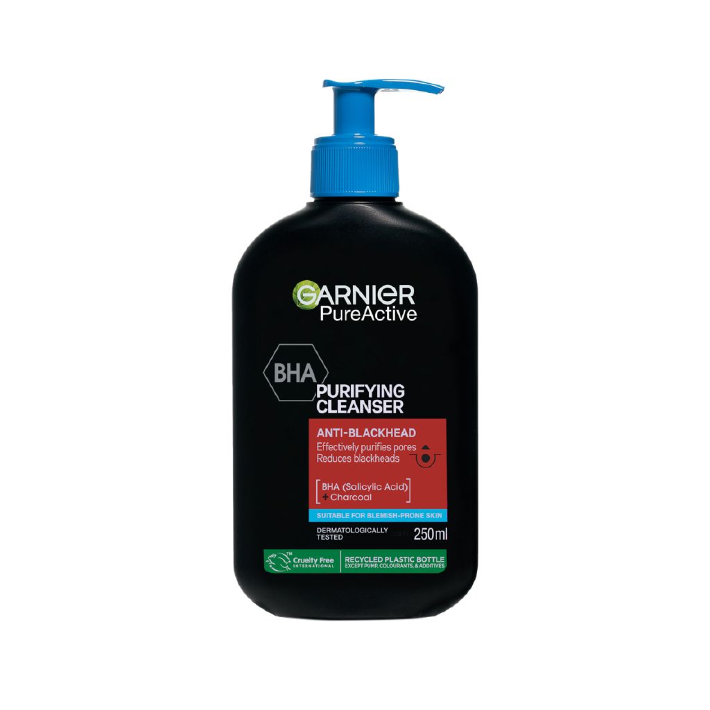 Garnier PureActive Purifying Charcoal Cleanser 250ml | The Warehouse