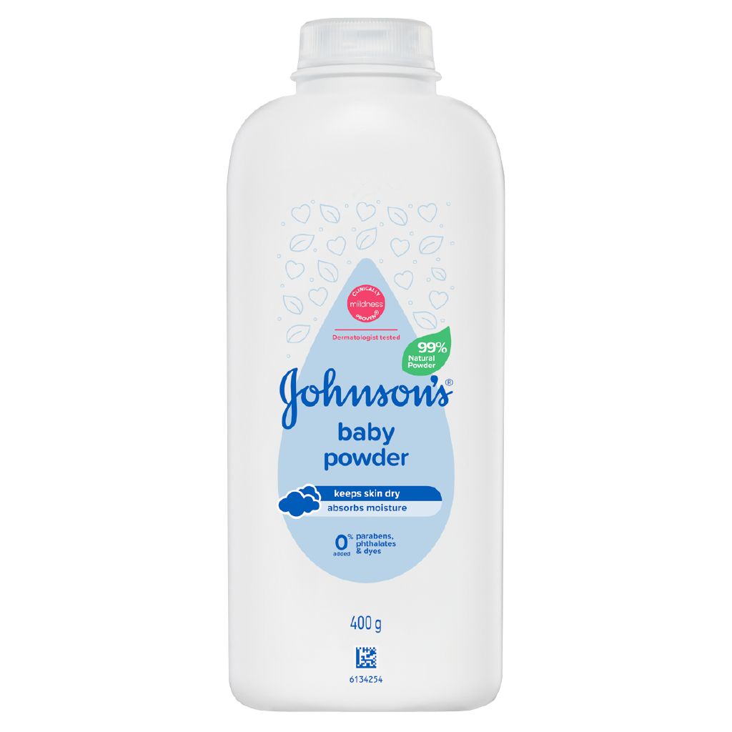 Johnson's Baby Pure Cornstarch Baby Powder 400g | The Warehouse