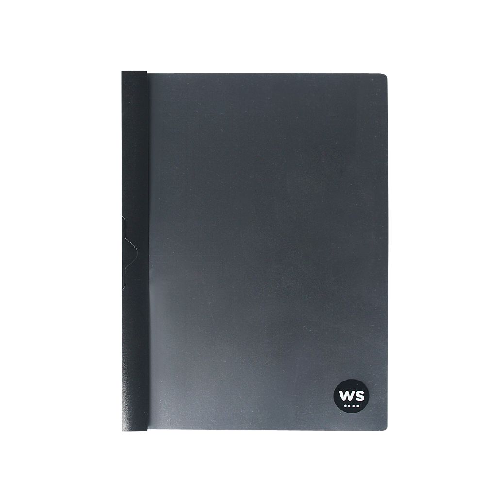 WS Easyclip File 30 Black A4 | The Warehouse