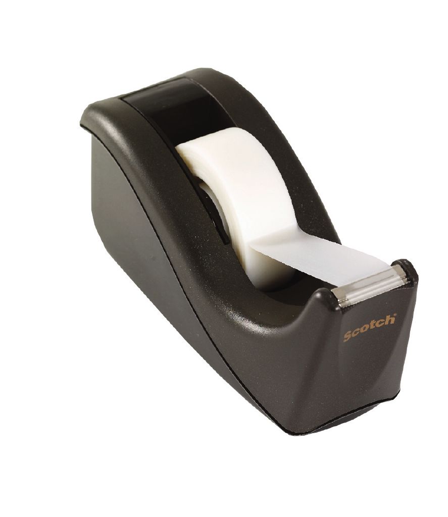 Scotch Tape Dispenser c60 Tech Black Black | The Warehouse