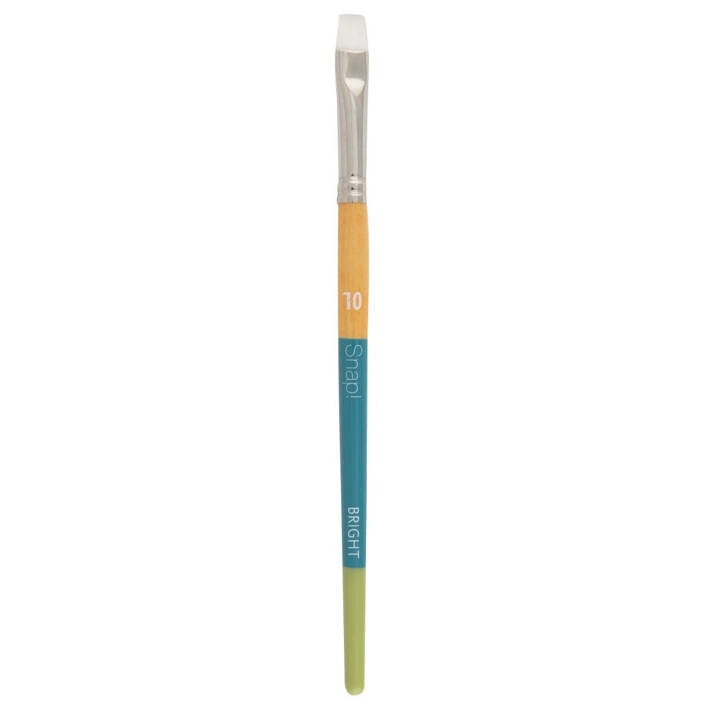 Princeton Snap Brush Short Handle Taklon Bright Shader 10 White White ...