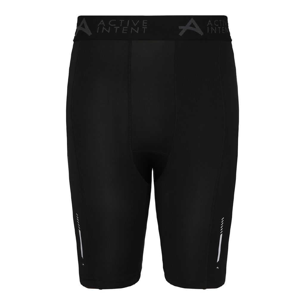 Active Intent Men's Compression Shorts Black | The Warehouse