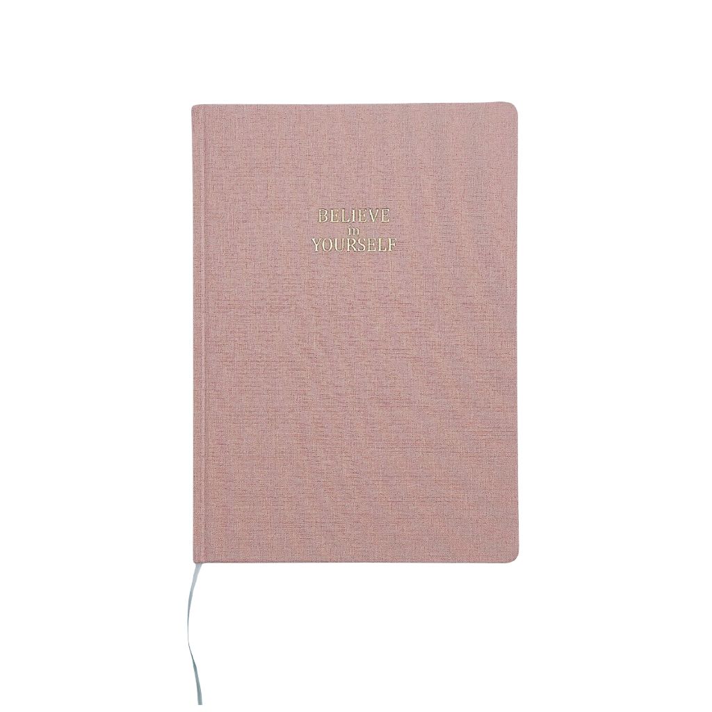 Uniti Cozy Core Notebook A4 Linen Yourself Pink Pink | The Warehouse