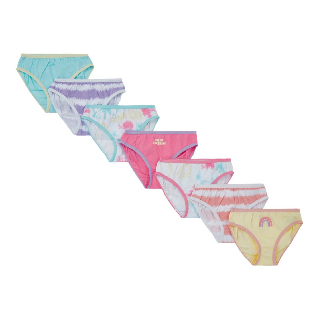 H&H Kids' Briefs 7 Pack Multi-Coloured | The Warehouse