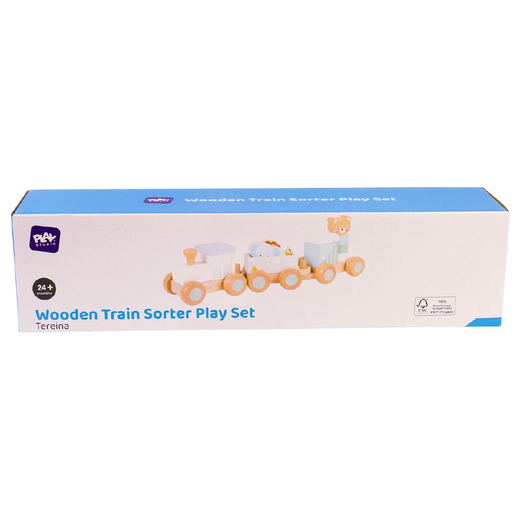 Play Studio Wooden Train Play Set | The Warehouse