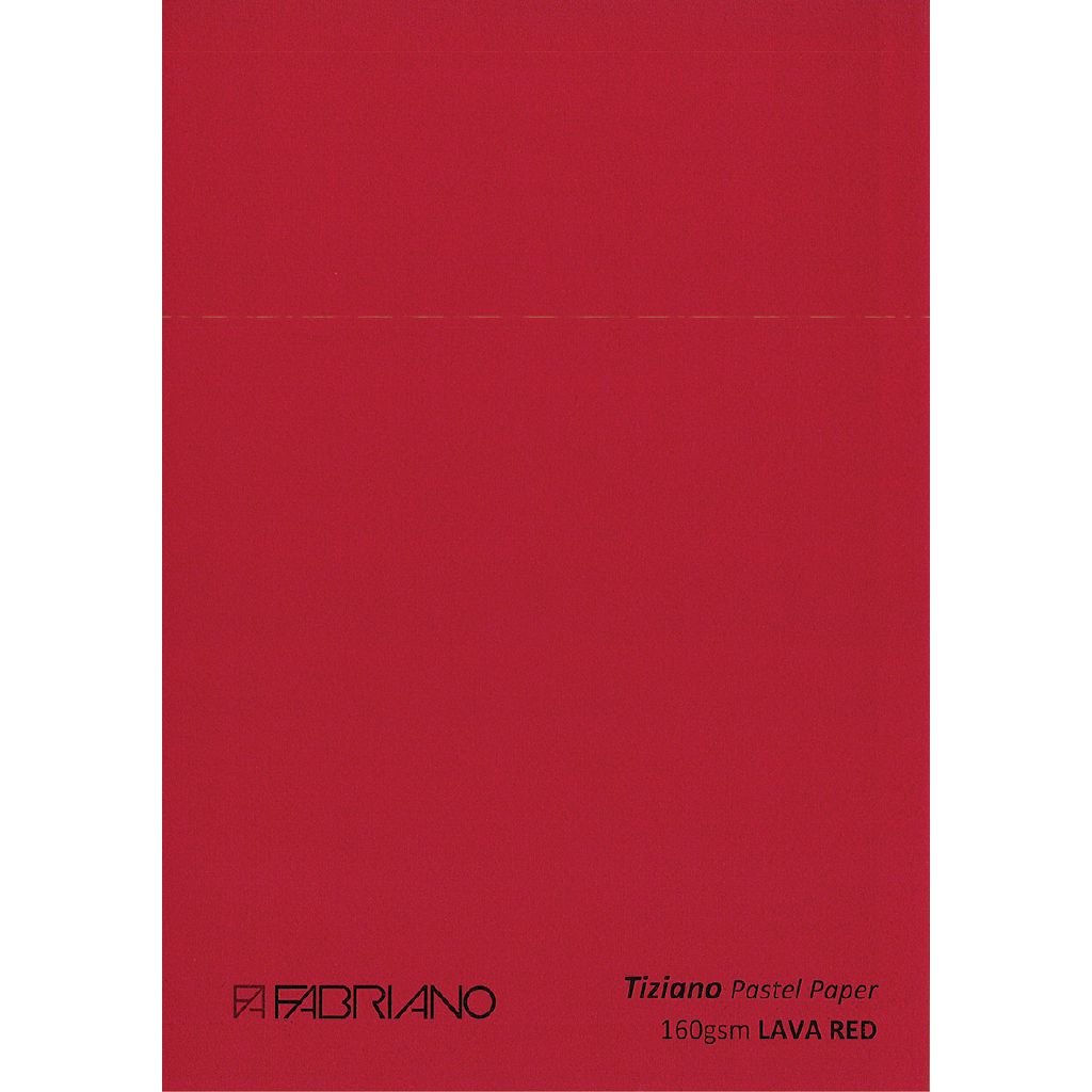 Fabriano Tiziano Pastel Paper 50cm x 65cm Lava Red Red Mid Red Mid ...