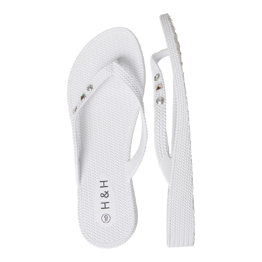 H&H Women's Piha Jandals White | The Warehouse