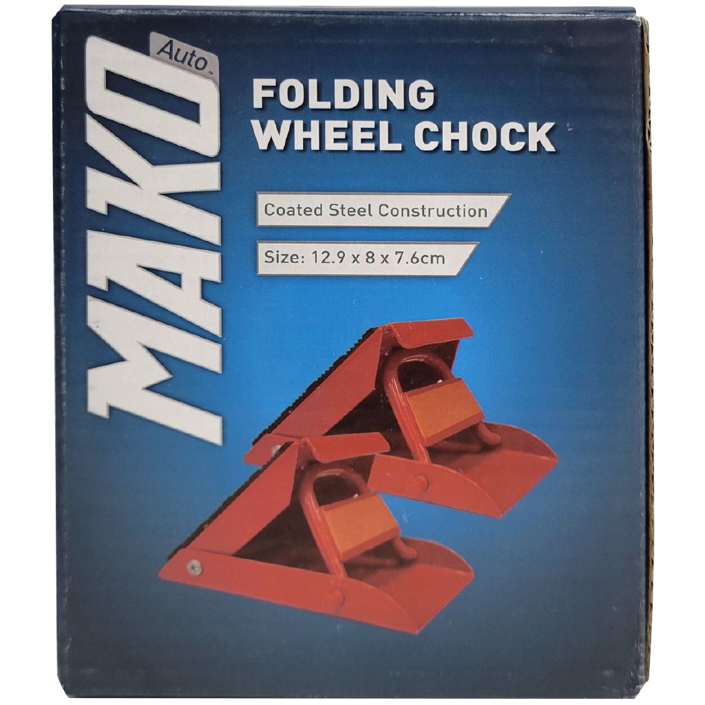 Mako Folding Steel Wheel Chocks | The Warehouse