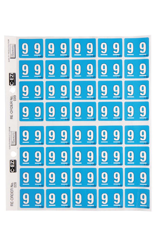 Filecorp Coloured Labels 9 Blue Mid Blue Mid | The Warehouse