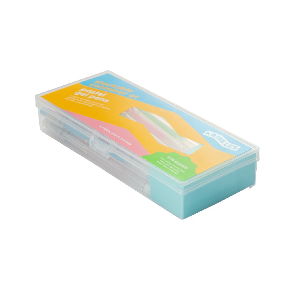 Krinkles Pastel Gel Pens with Stackable Box | The Warehouse