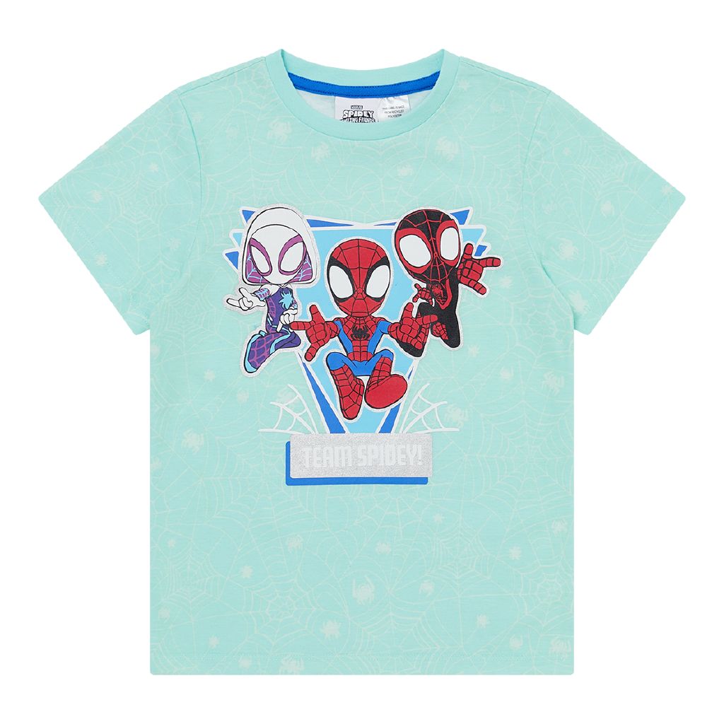 Spider-Man Short Sleeve Tee Blue Light | The Warehouse