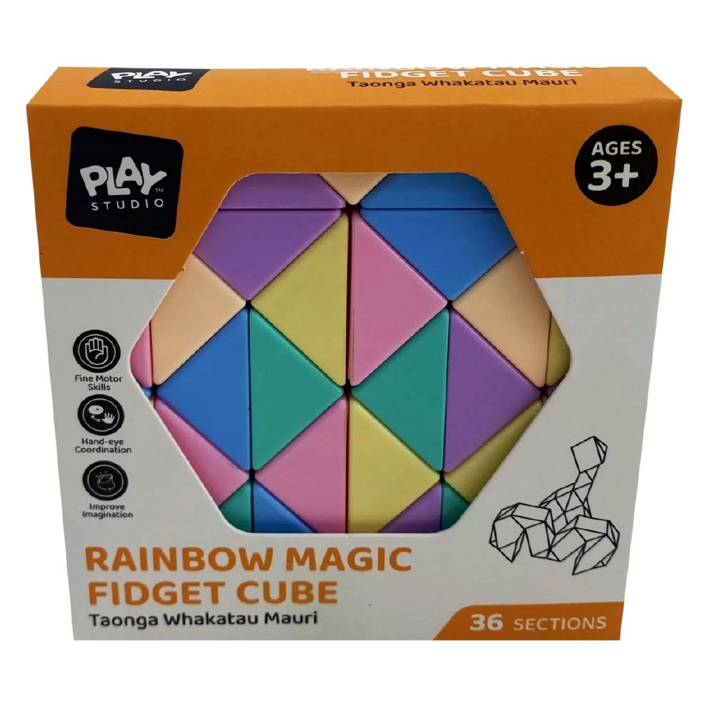 Play Studio Rainbow Magic Fidget Cube | The Warehouse