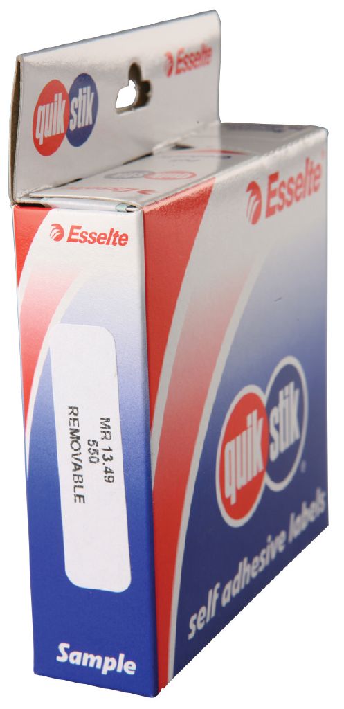 Quik Stik Labels Mr1349 13mm x 49mm 550 Pack White | The Warehouse