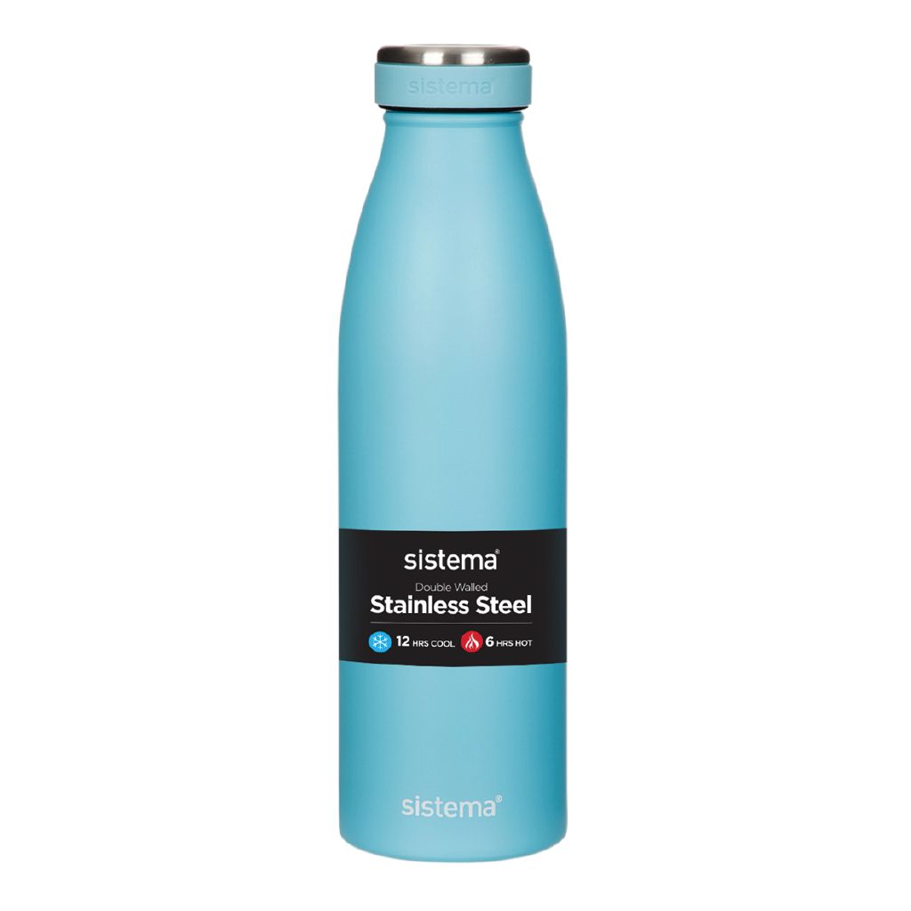 Sistema Stainless Steel Drink Bottle Assorted 500ml Assorted | The ...