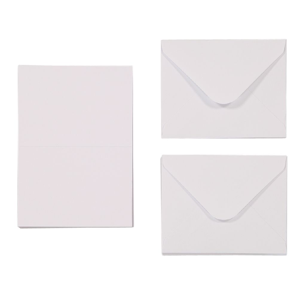 Uniti Mini Cards & Envelopes White 50 Pack White White | The Warehouse