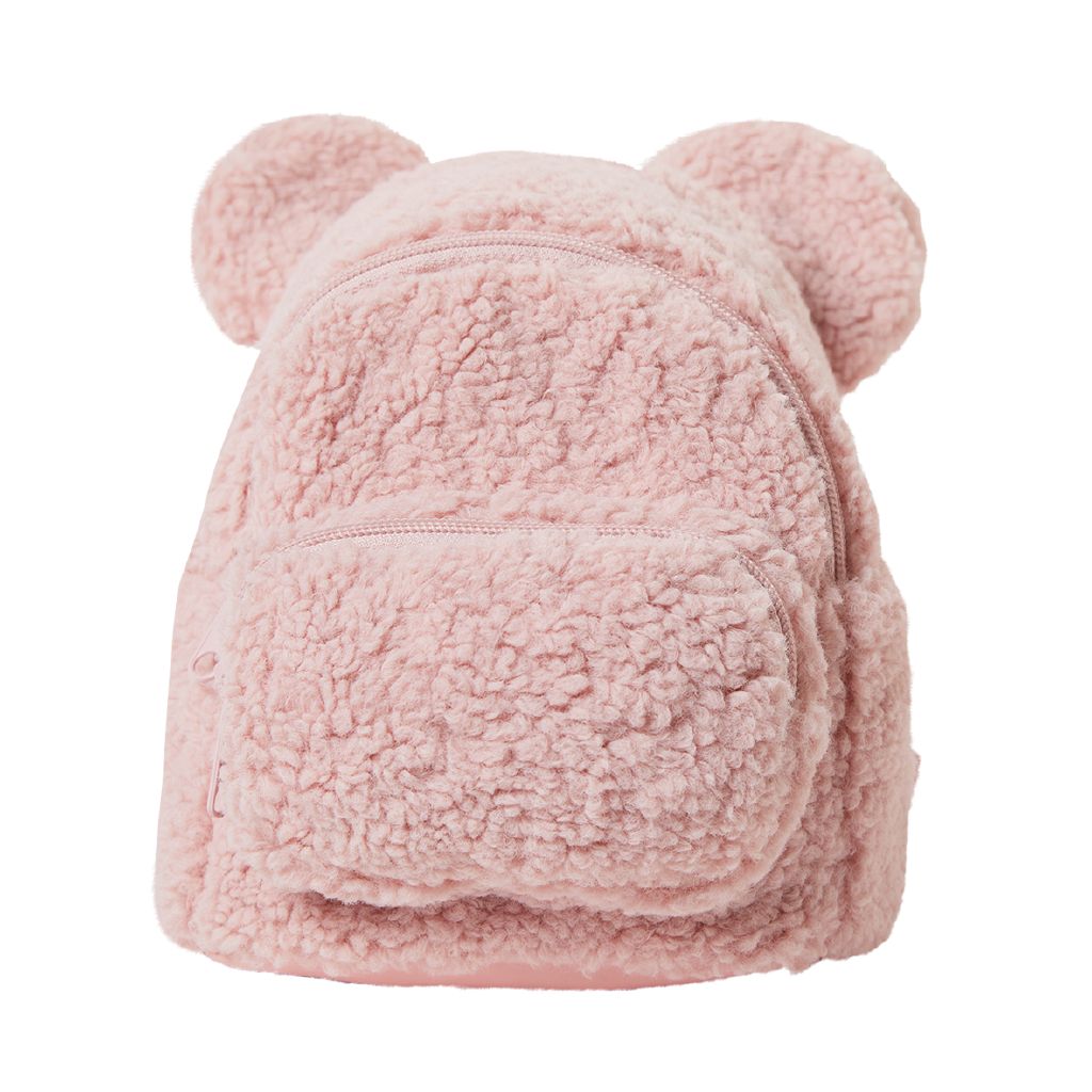 Young Original Kids' Faux Fur Backpack Pink | The Warehouse
