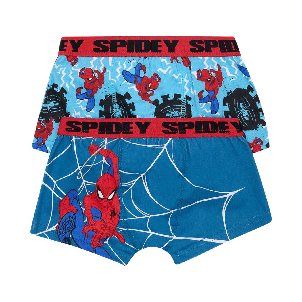 Spider-Man Kids' Trunks 2 Pack Blue | The Warehouse