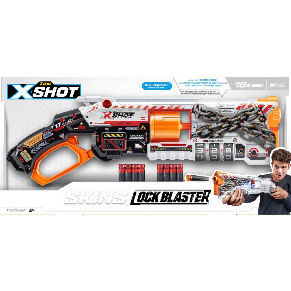 Zuru X-Shot Skins Lock | The Warehouse