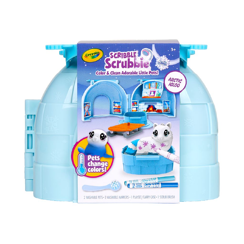 Crayola Scribble Scrubbie Pets Arctic Igloo | The Warehouse