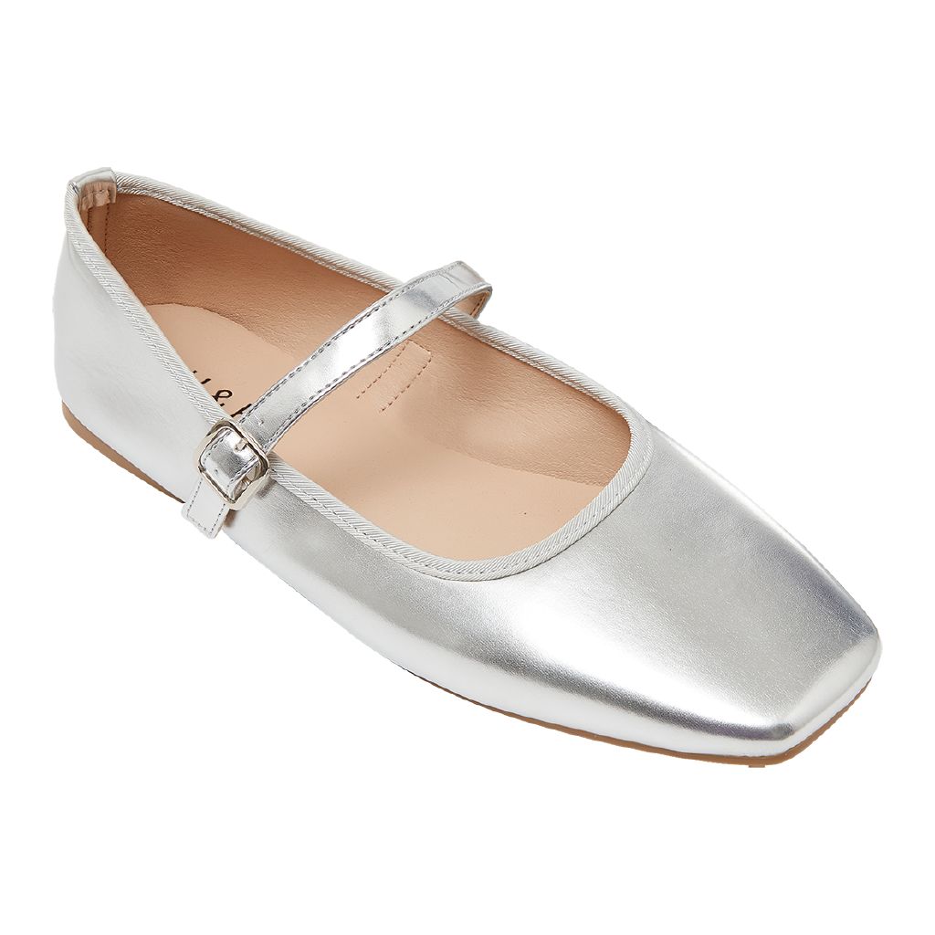 H&H Women's Mary Ballet Silver | The Warehouse