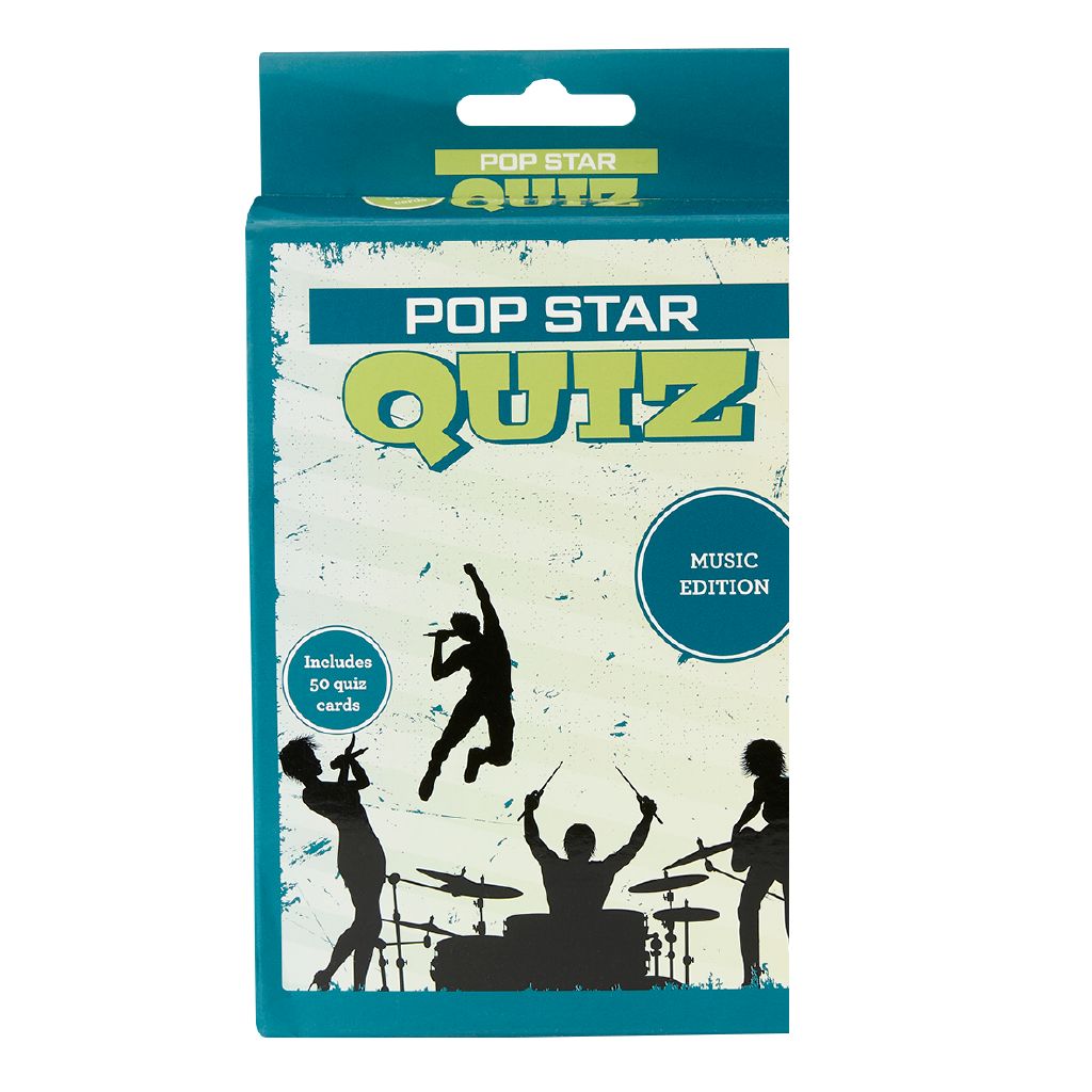 Pop Star Quiz Cards | The Warehouse