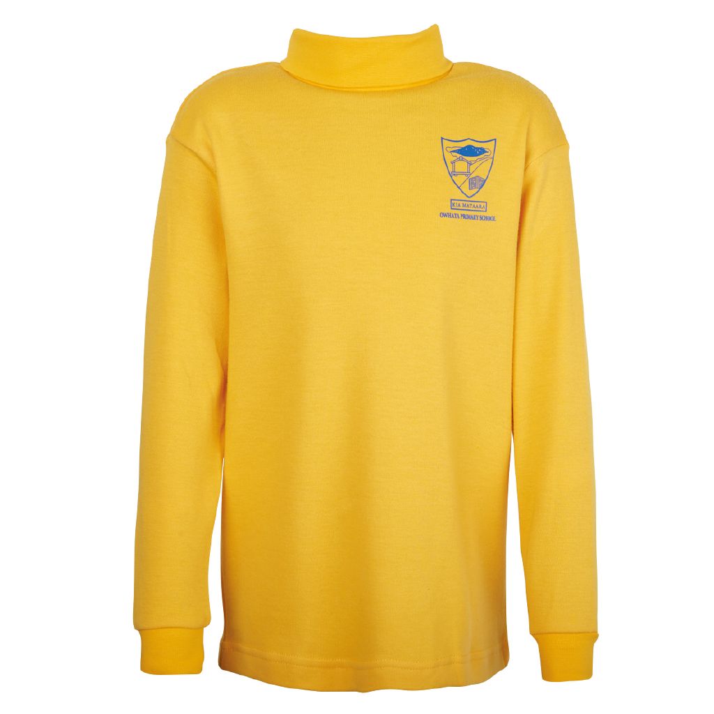 Schooltex Owhata Skivvy with Transfer Gold | The Warehouse