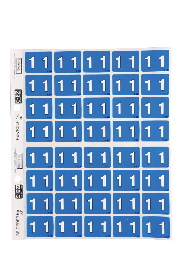 Filecorp Coloured Labels 1 Blue Mid Blue Mid | The Warehouse