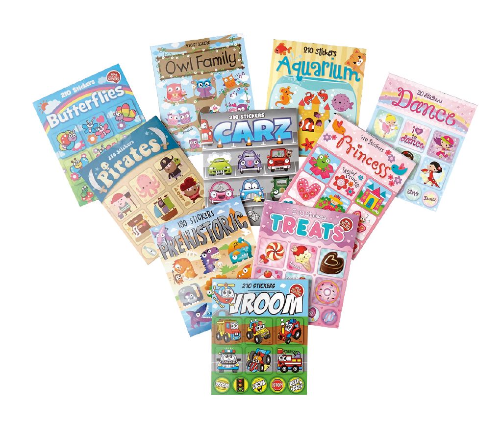 Kea Mini Sticker Book Assorted Assorted | The Warehouse
