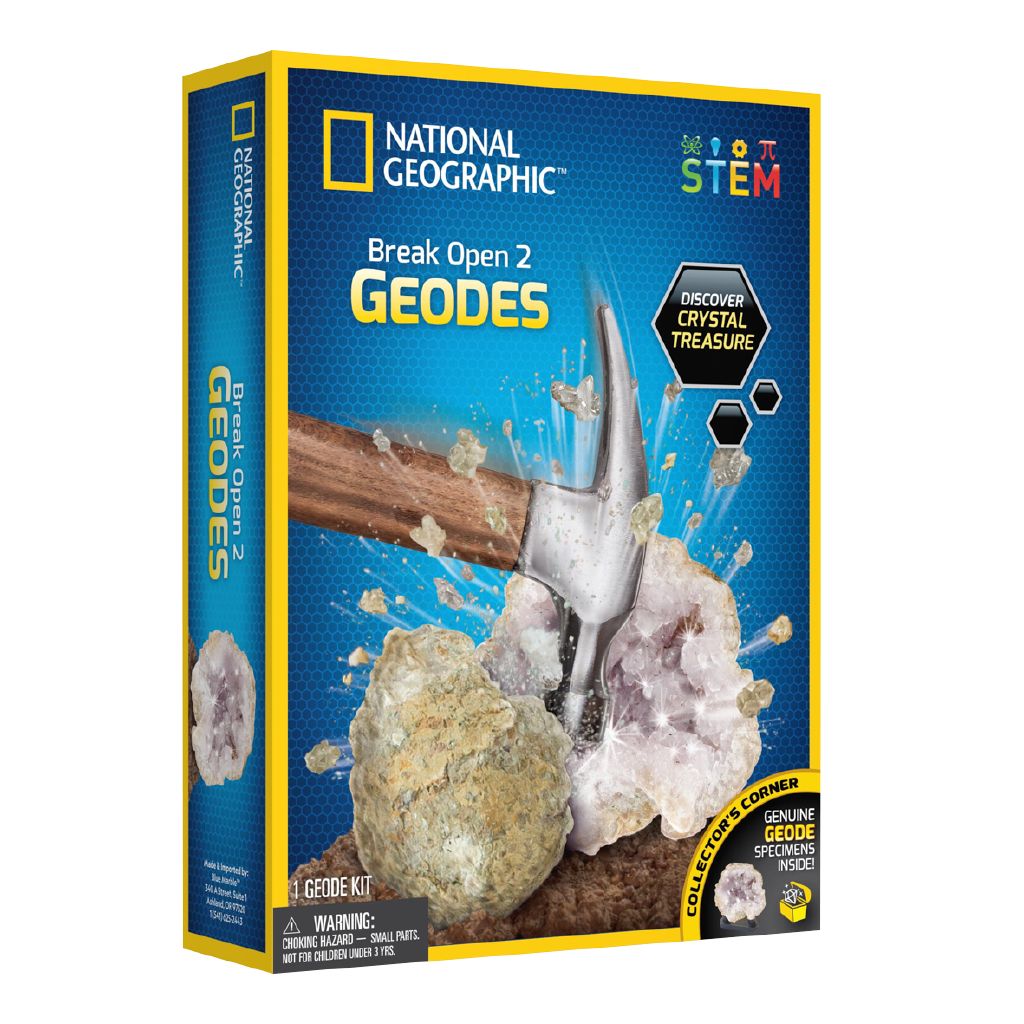 National Geographic Break Open Two Geodes | The Warehouse