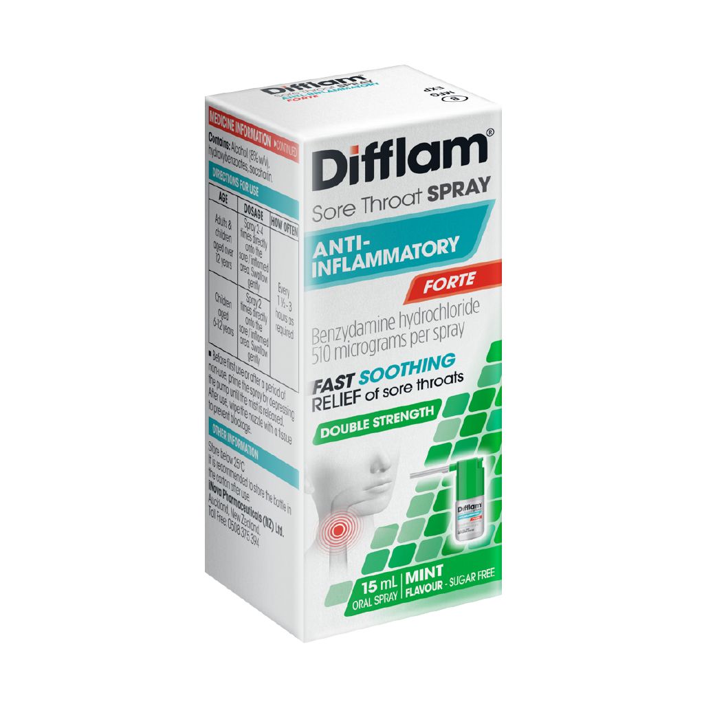 Difflam Forte Throat Spray 15ml | The Warehouse
