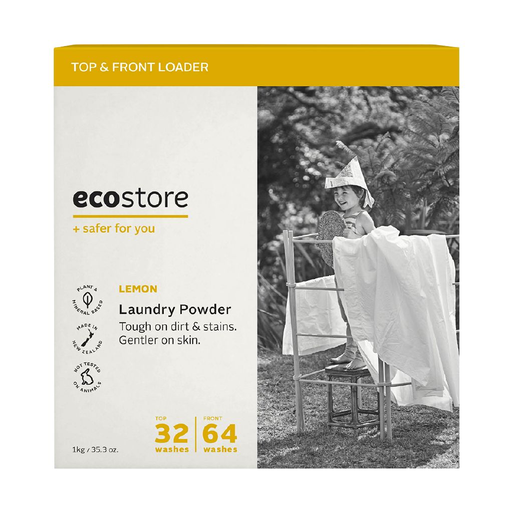Ecostore Laundry Powder Original Lemon 1kg | The Warehouse