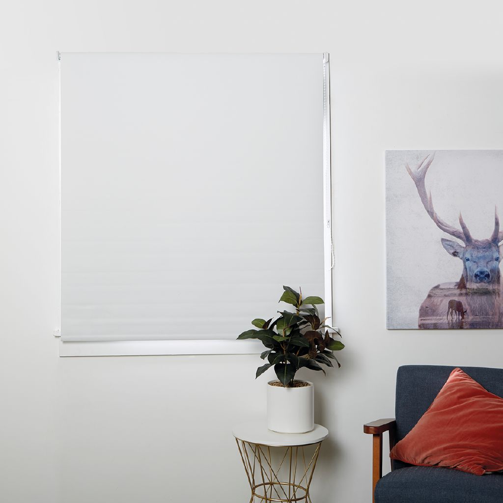 Homeworks Soho Alabaster Roller Blind White 60cm x 210cm White | The ...