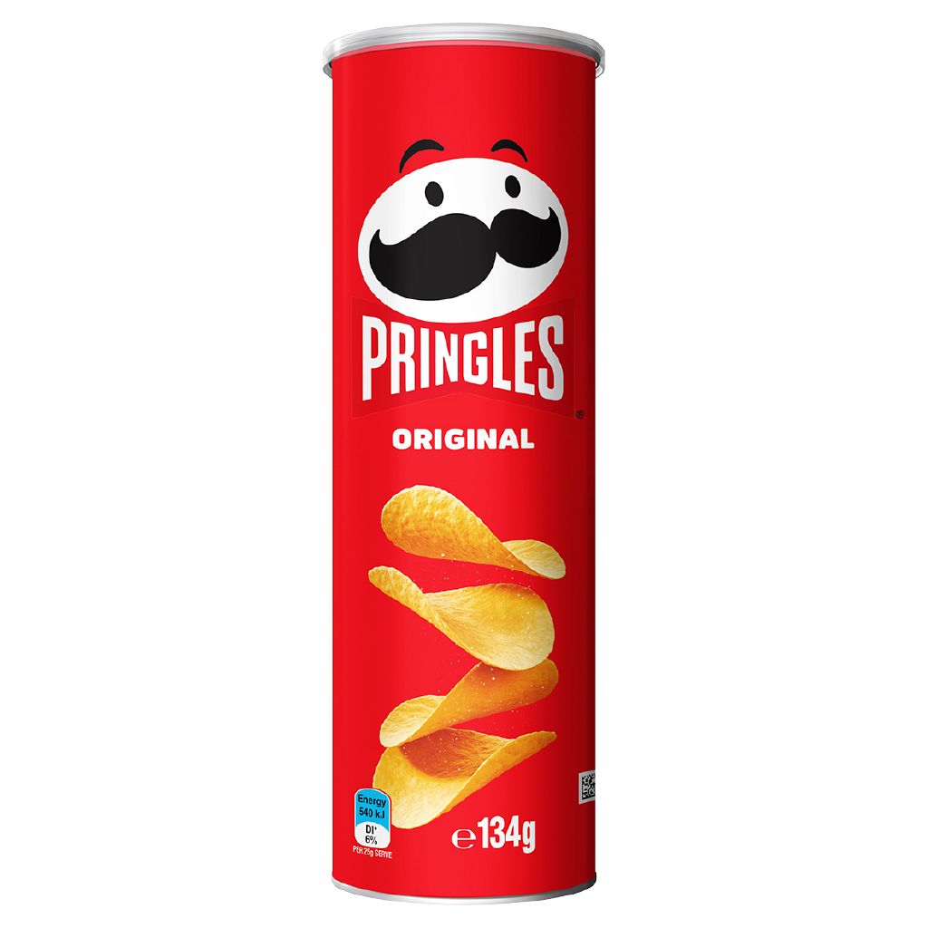 Pringles Potato Chips Original 134g | The Warehouse