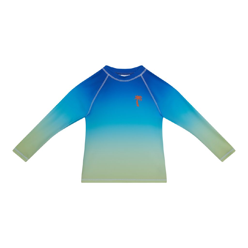 Young Original Long Sleeve Rash Vest Blue Mid | The Warehouse