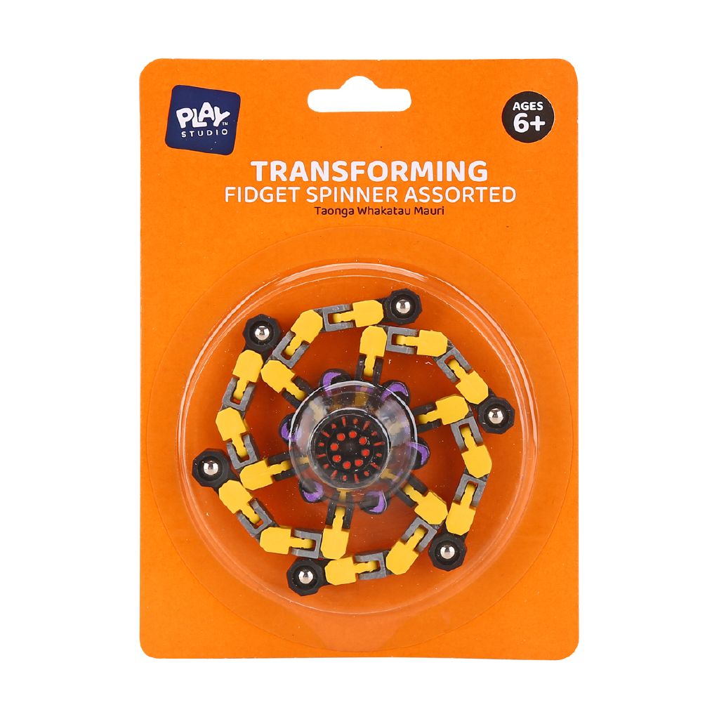 Play Studio Transforming Fidget Spinner Assorted Assorted | The Warehouse